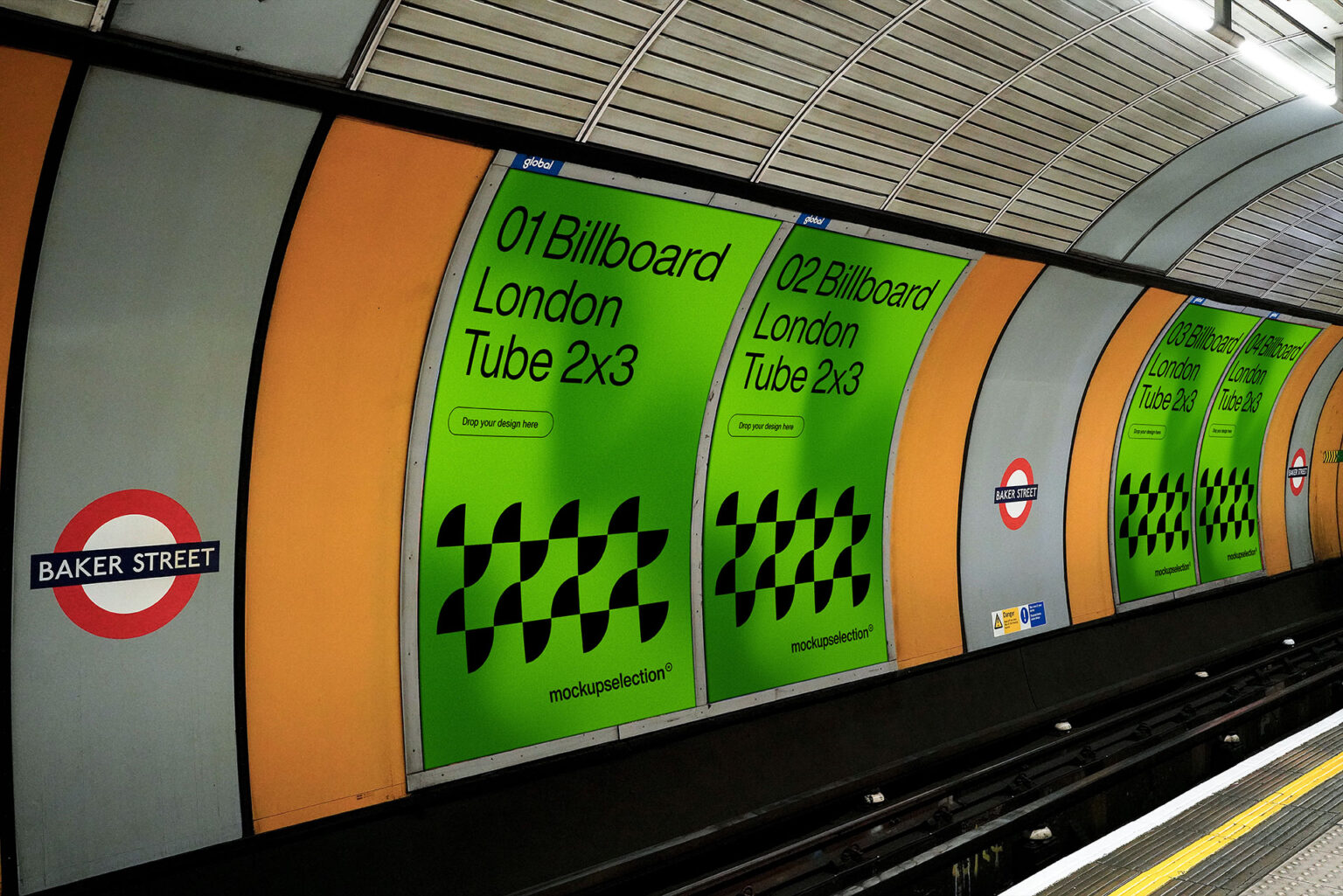 London Metro Mockup - Mockup Selection
