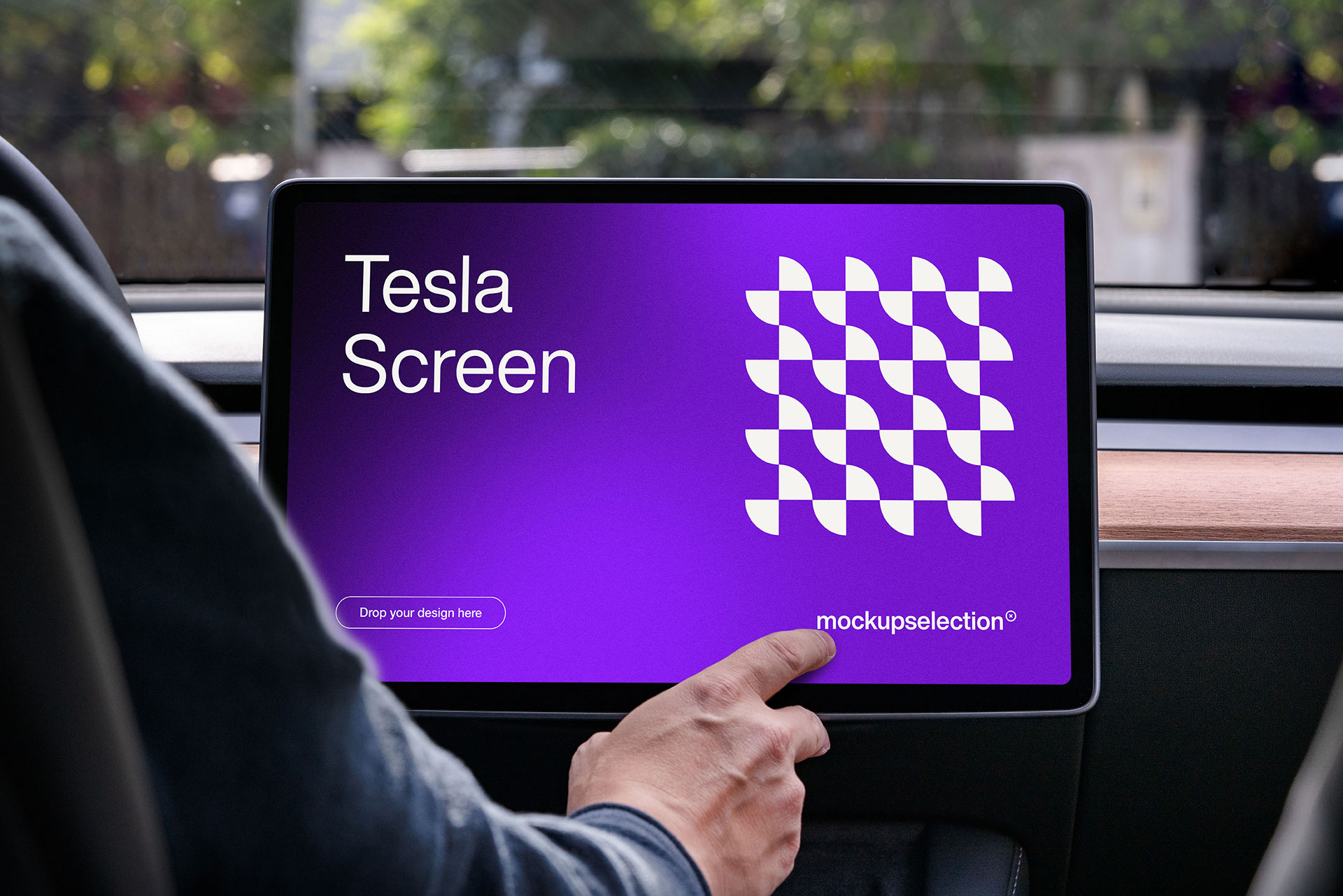 Tesla Screen Mockup - Mockup Selection