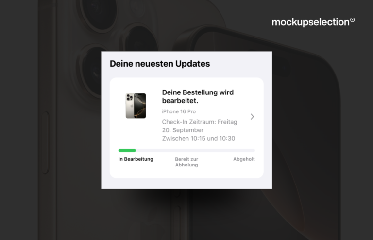 iPhone 16 Pro Mockups loading – our Order is placed! - Mockup Selection